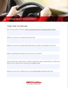 Parent Night - Zero Fatalities